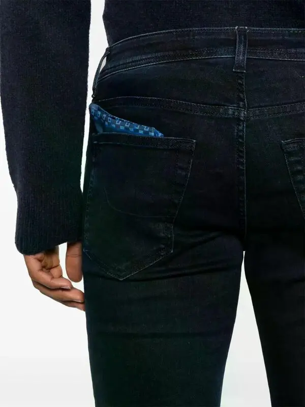 Jacob Cohen Nick Slim-cut Jeans With Majolica Print Scarf - Blue