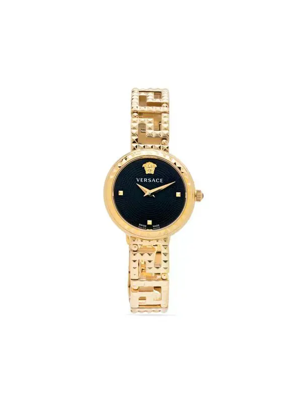 Versace Greca Goddess 28mm Timepiece - Black