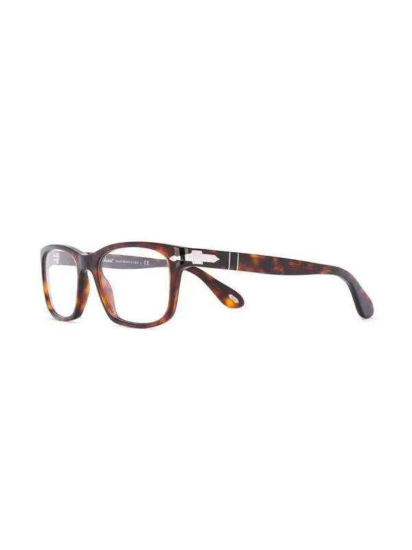 Persol Tortoiseshell Square Frame Glasses