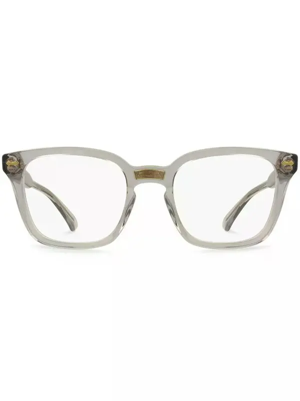 Gucci Acetate Rectangle Frame Sunglasses - Gold
