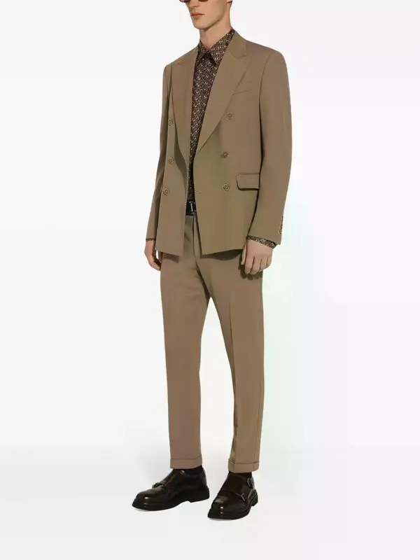 Dolce & Gabbana Geometric-print Silk Shirt