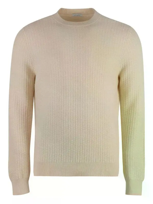 Malo Ribbed Crew Neck Sweater