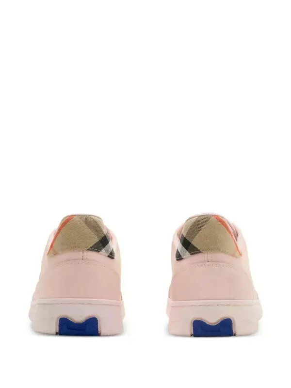 Burberry Terrace Calf Leather Sneakers - Pink