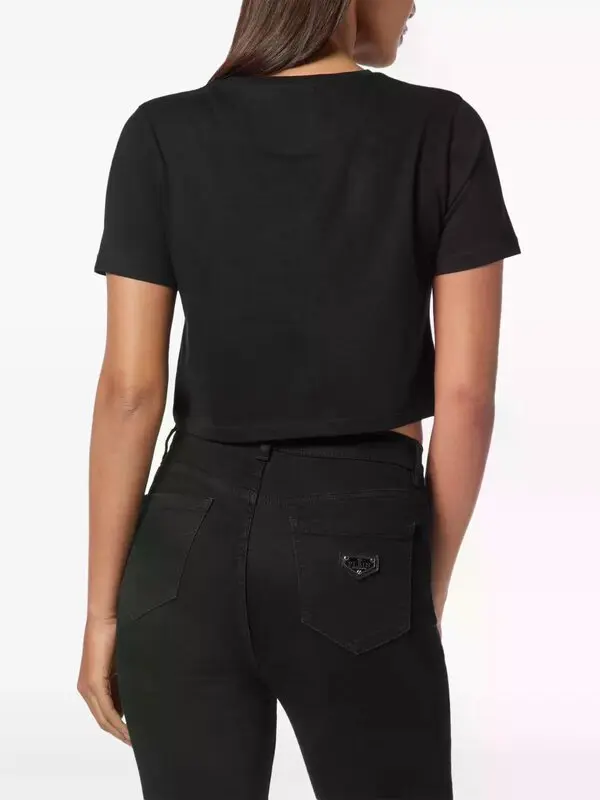 Philipp Plein Hexagon Rhinestone T-shirt