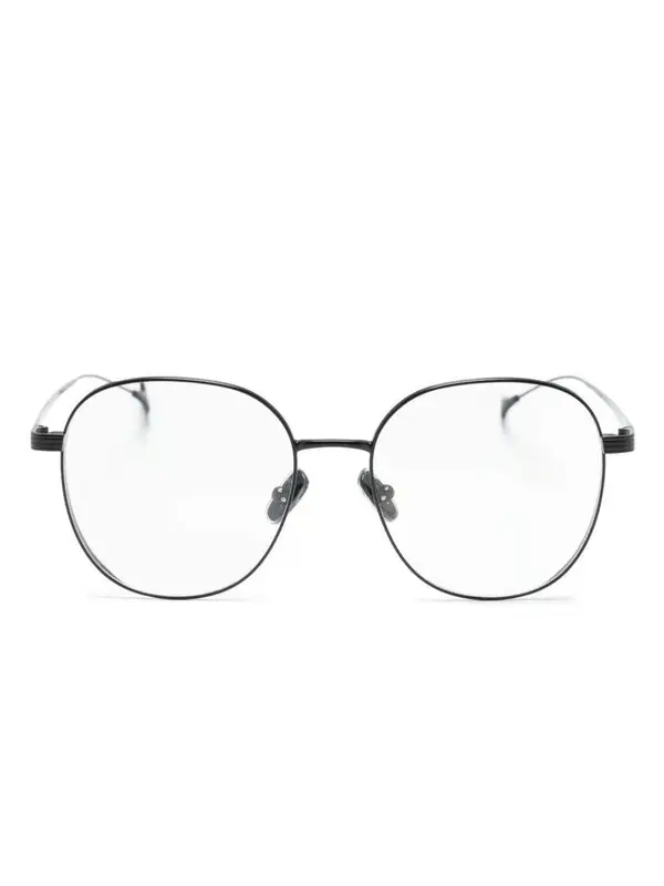 EYEPETIZER Nelson Round-frame Glasses - Black
