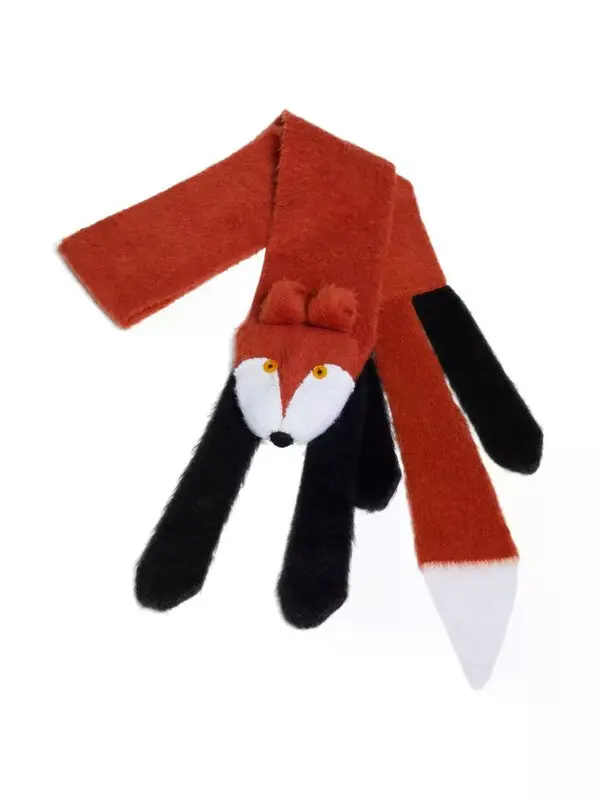 Marni Fox Knitted Scarf