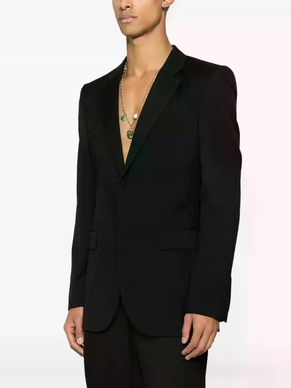 Givenchy Monogram 72-jacquard Blazer - Black