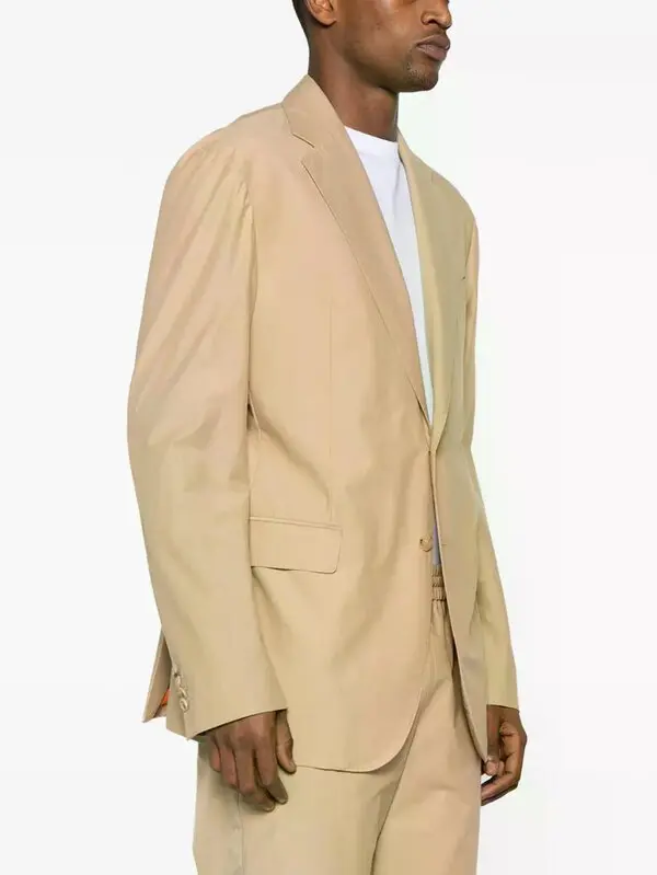 Moschino Single-breasted Cotton-blend Blazer