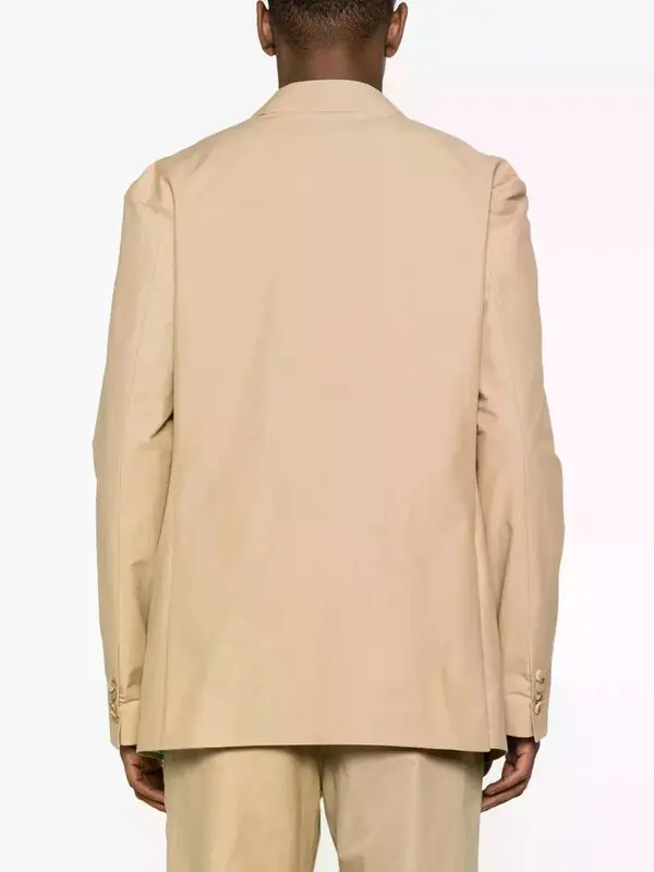 Moschino Single-breasted Cotton-blend Blazer