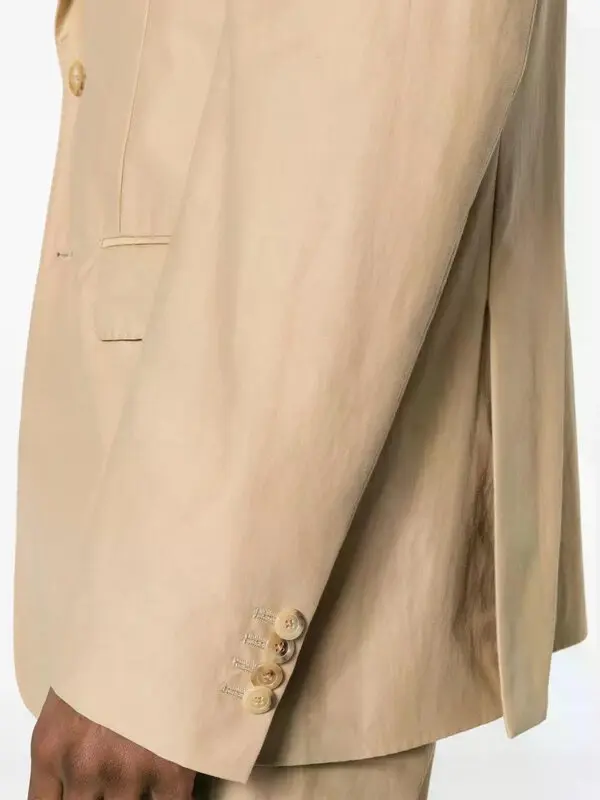 Moschino Single-breasted Cotton-blend Blazer