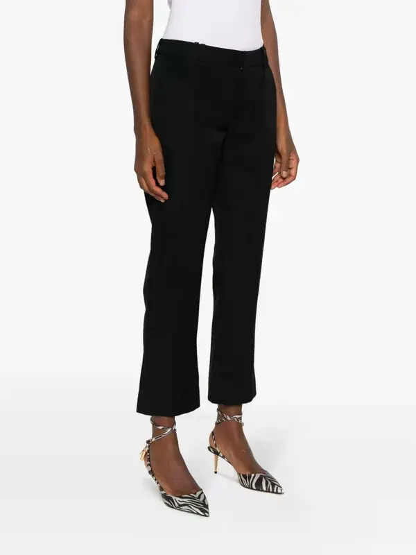 Balmain Virgin-wool Cropped Trousers