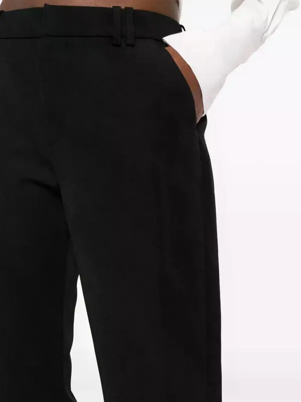 Balmain Virgin-wool Cropped Trousers