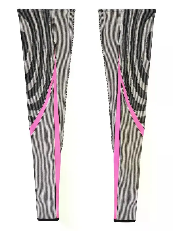 PAOLINA RUSSO Ribbed Leg Warmers - Black