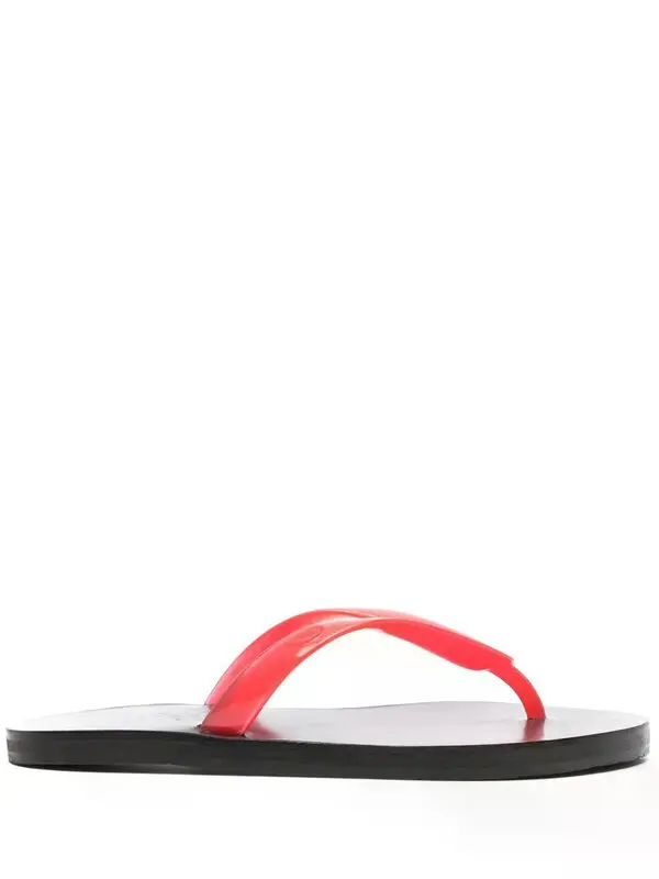 ANCIENT GREEK SANDALS Saionara Jelly Flip Flops - Red