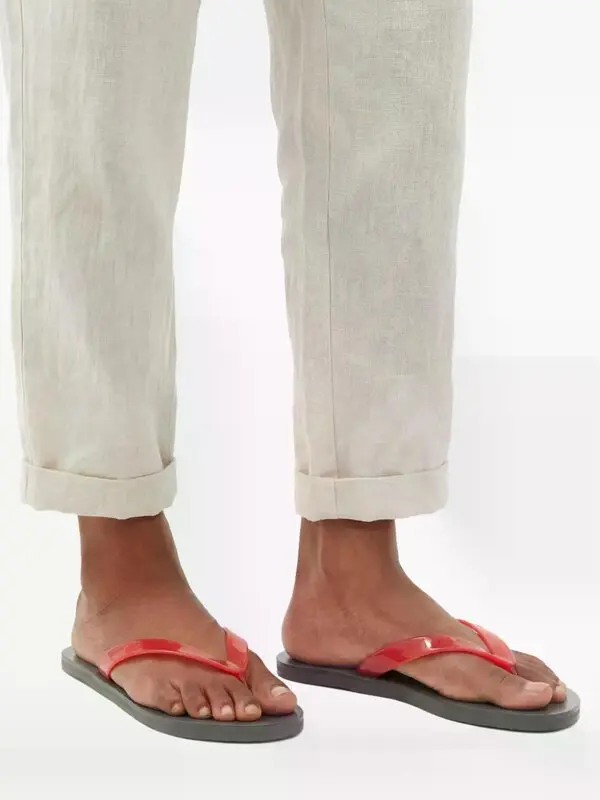 ANCIENT GREEK SANDALS Saionara Jelly Flip Flops - Red