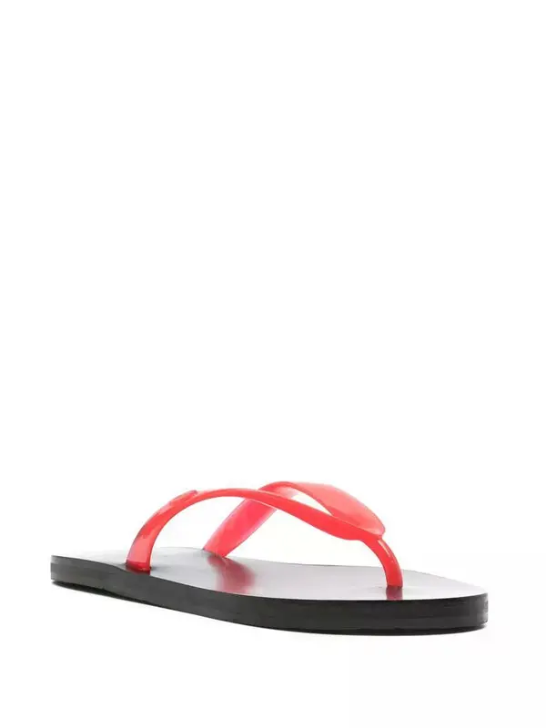 ANCIENT GREEK SANDALS Saionara Jelly Flip Flops - Red