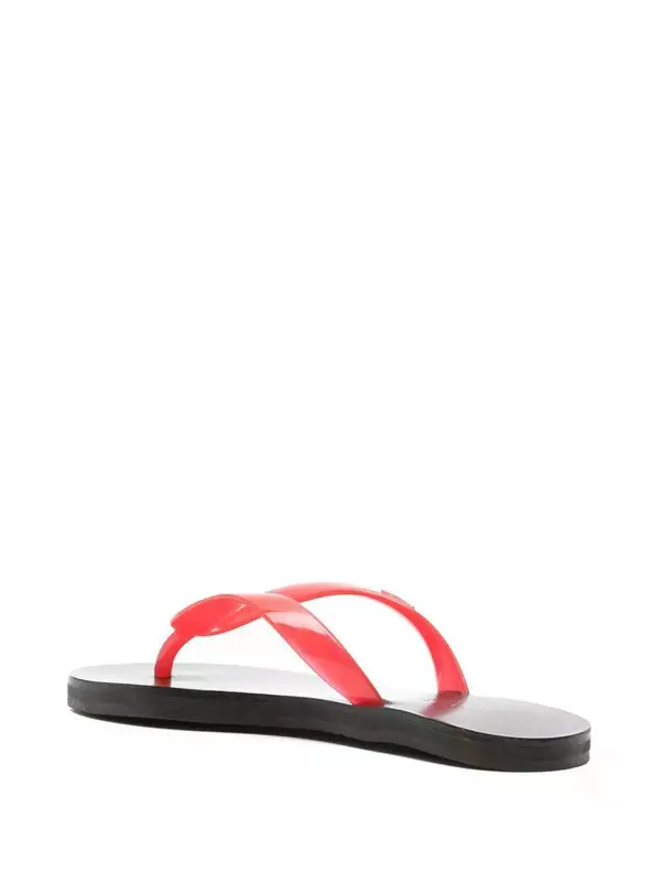ANCIENT GREEK SANDALS Saionara Jelly Flip Flops - Red