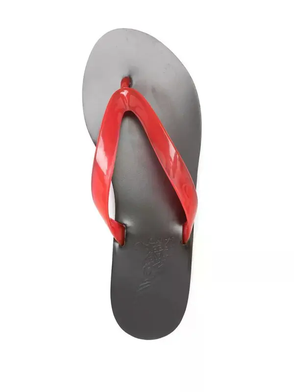 ANCIENT GREEK SANDALS Saionara Jelly Flip Flops - Red