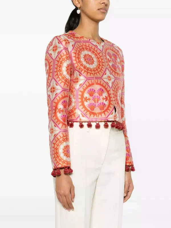 La DoubleJ Bijoux Cloqué Jacket - Orange