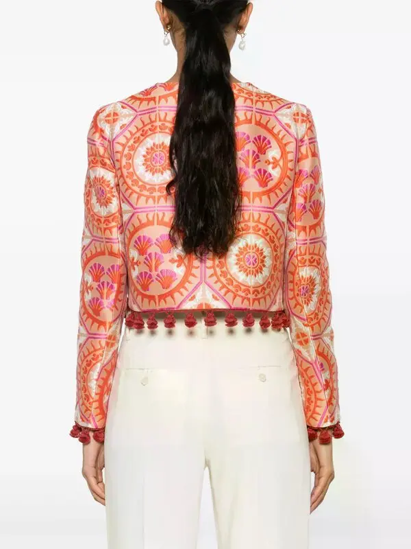 La DoubleJ Bijoux Cloqué Jacket - Orange