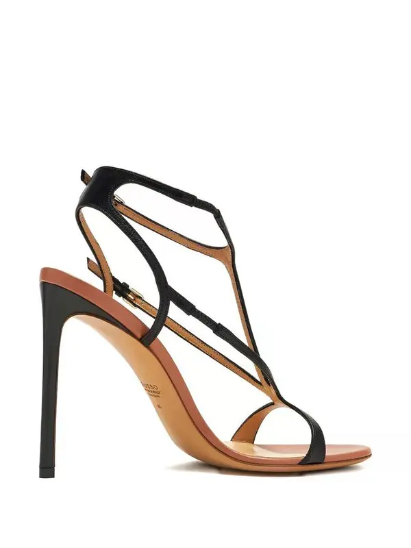 FRANCESCO RUSSO 105mm Strappy High-heeled Sandals