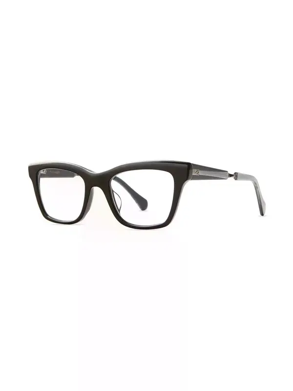 MR. LEIGHT Lolita Square Frame Glasses - Black