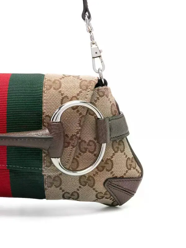 Gucci Small Horsebit Chain Shoulder Bag - Neutrals