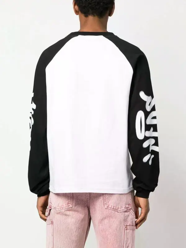 Gcds Graffiti-logo Long-sleeve T-shirt