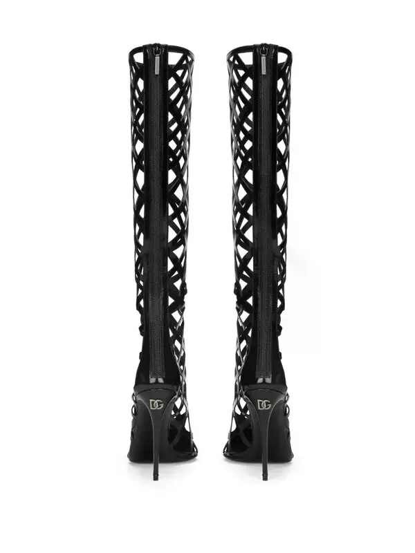Dolce & Gabbana Cage Knee-length Boots
