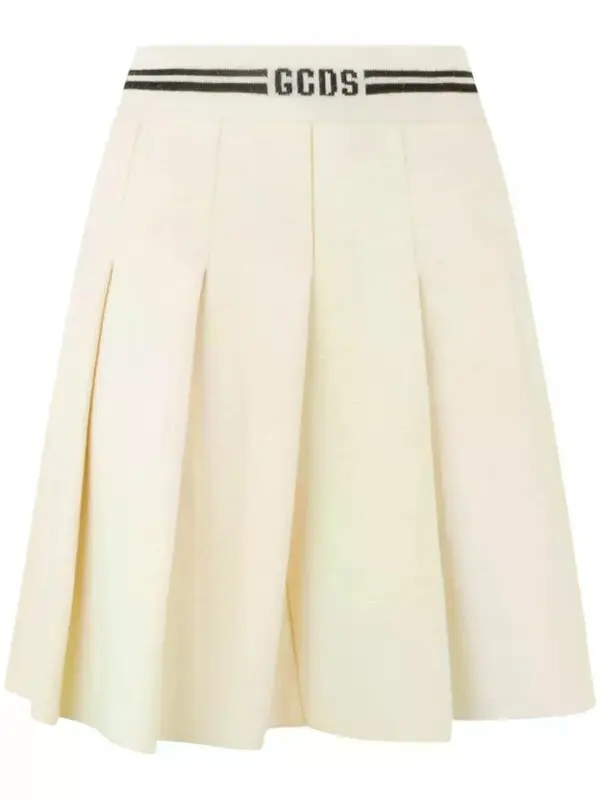 Gcds Knitted Pleated Skirt