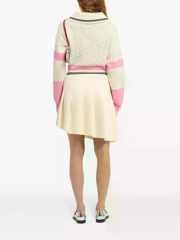 Gcds Knitted Pleated Skirt