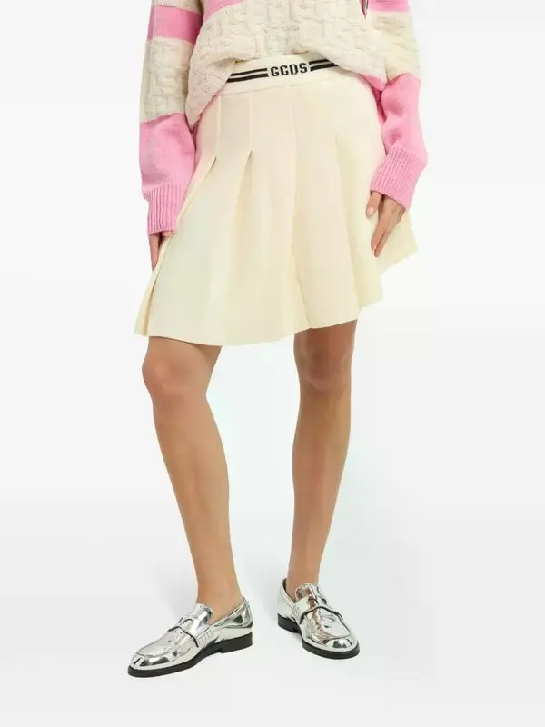 Gcds Knitted Pleated Skirt