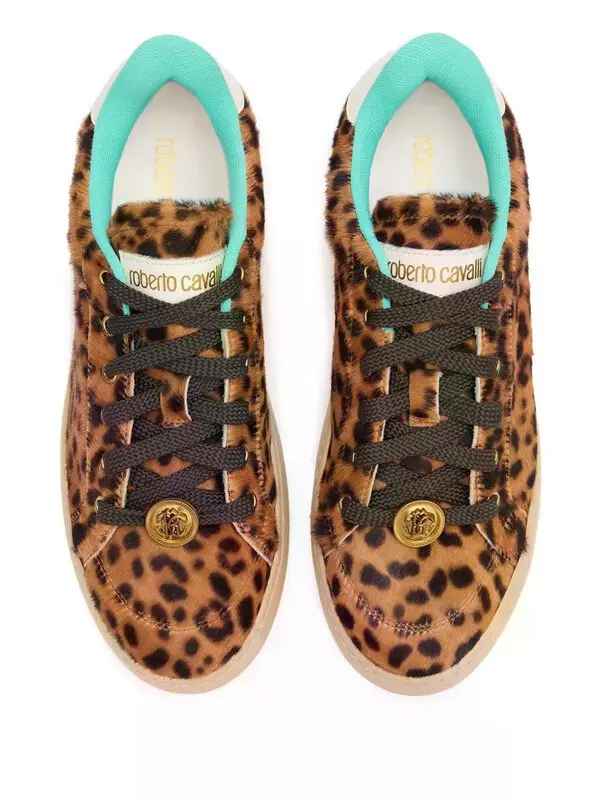 Roberto Cavalli Leopard-print Sneakers