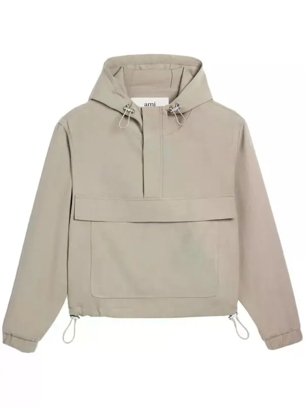 AMI Paris Hooded Windbreaker