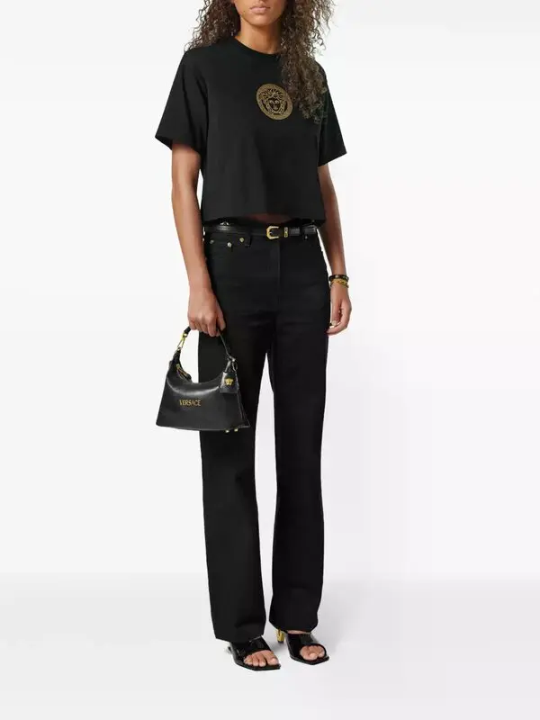 Versace Tag Top Handle Bag