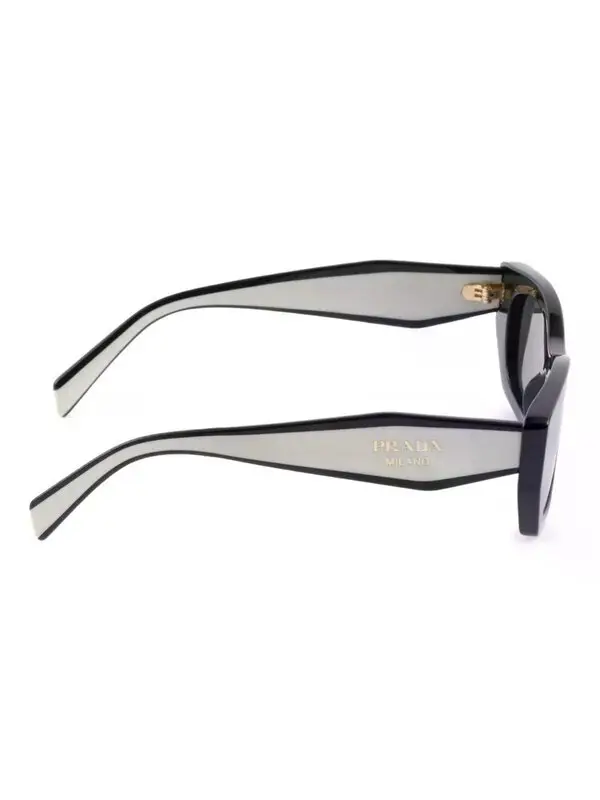 Prada Rectangle-frame Sunglasses - Black
