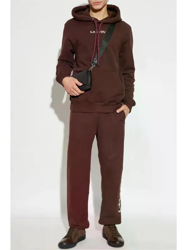 LANVIN Logo-embroidered Track Pants