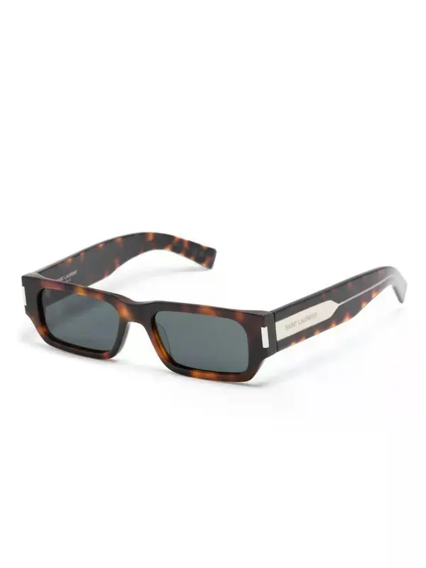 Saint Laurent Sl660 Rectangle-frame Sunglasses