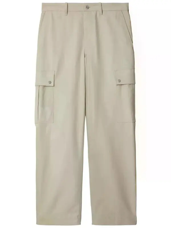 Burberry Cotton-blend Cargo Trousers
