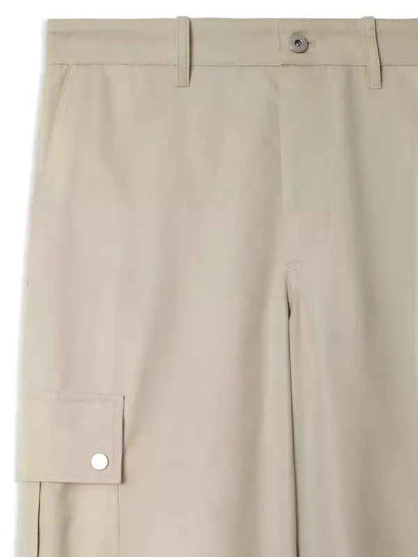 Burberry Cotton-blend Cargo Trousers