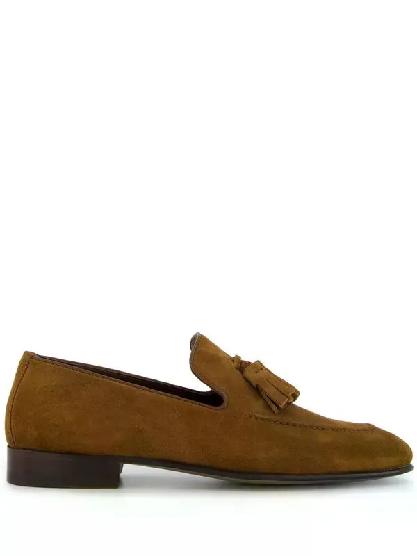 Manolo Blahnik Chester Suede Loafers