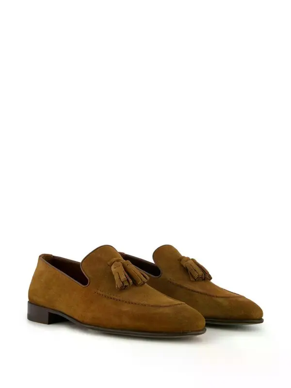 Manolo Blahnik Chester Suede Loafers