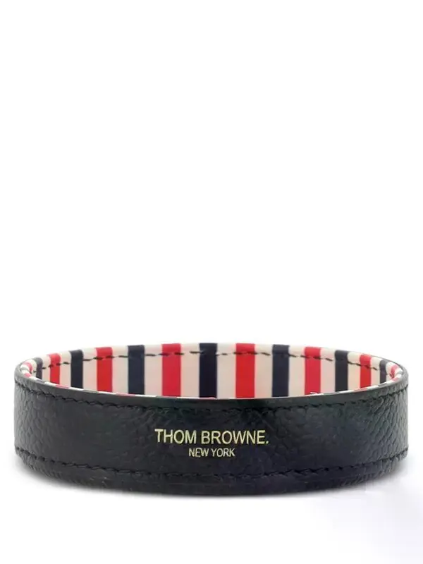 Thom Browne Leather Candle Base - Black