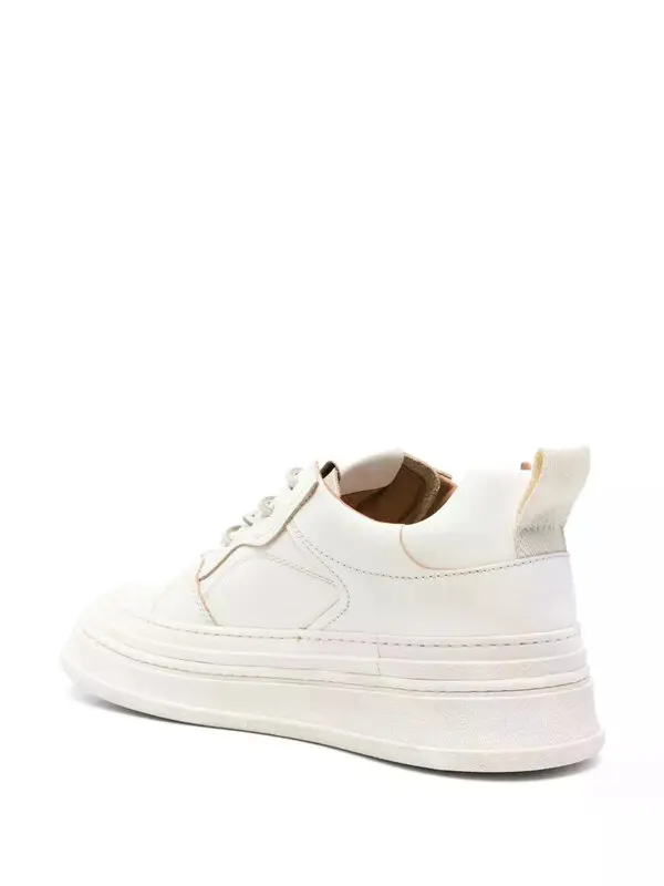 BUTTERO® Calf Leather Panelled Sneakers