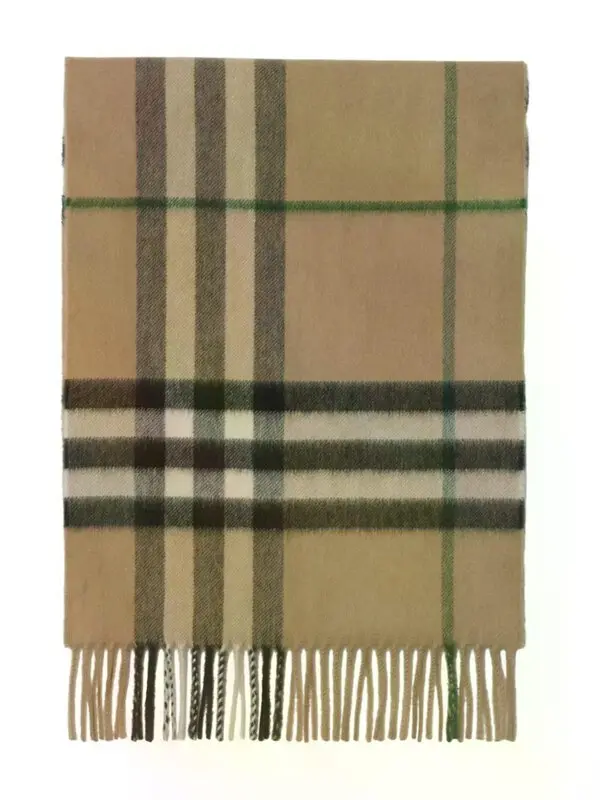 Burberry Check Cashmere Scarf - Neutrals