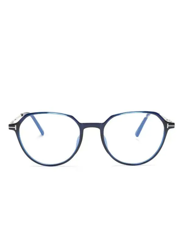 TOM FORD Round-frame Glasses - Blue