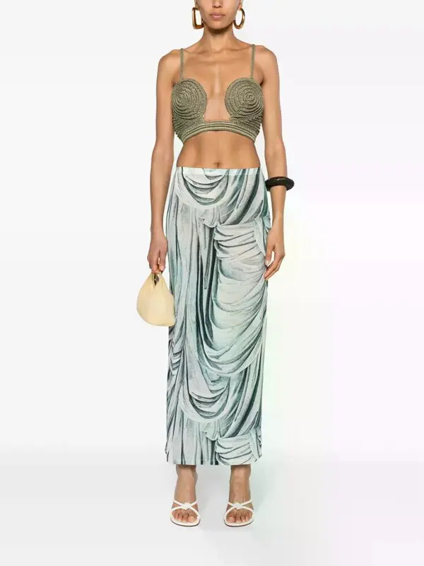 Cult Gaia Viviana Crochet Bustier