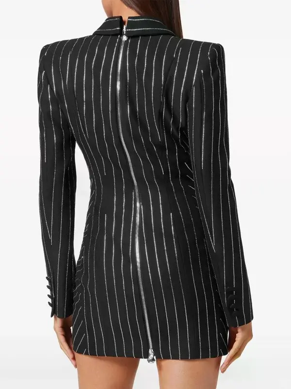 Philipp Plein Crystal-embellished Mini Dress