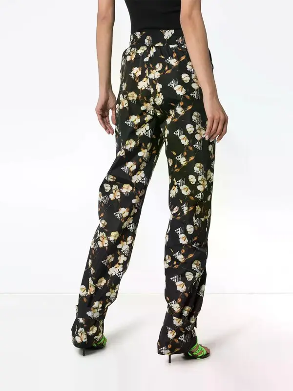 Off-White Floral Print Track Pants