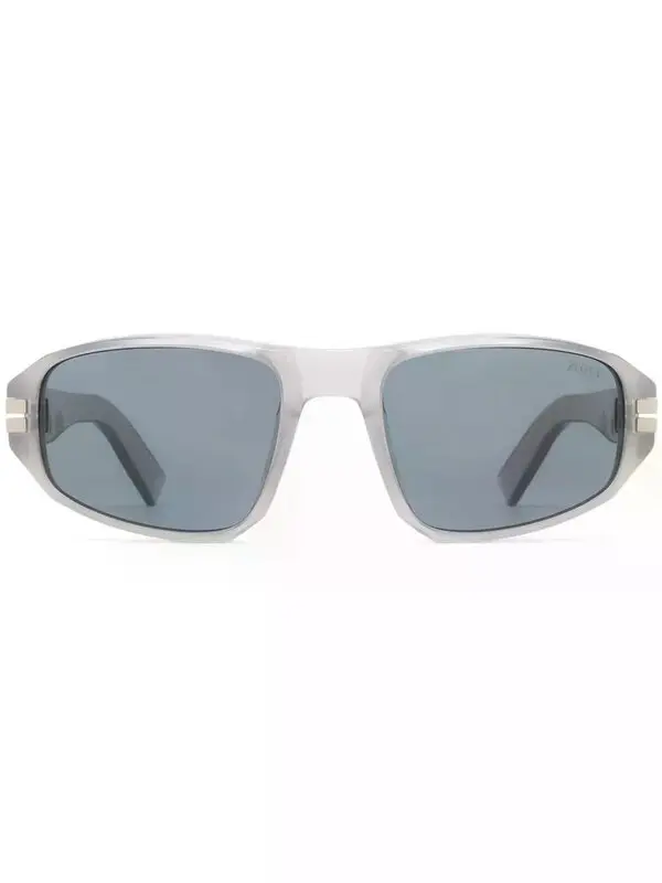 Zegna Oval-frame Sunglasses - Grey